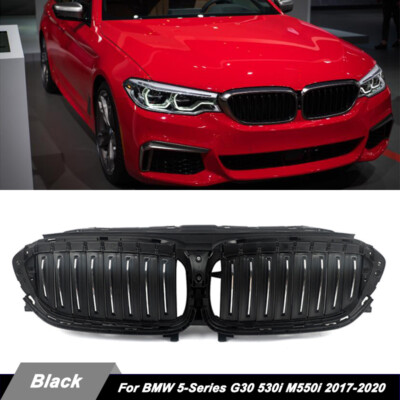 For BMW G30 G31 530i M550i 2017-2020 Front Radiator Grille Active Air ...