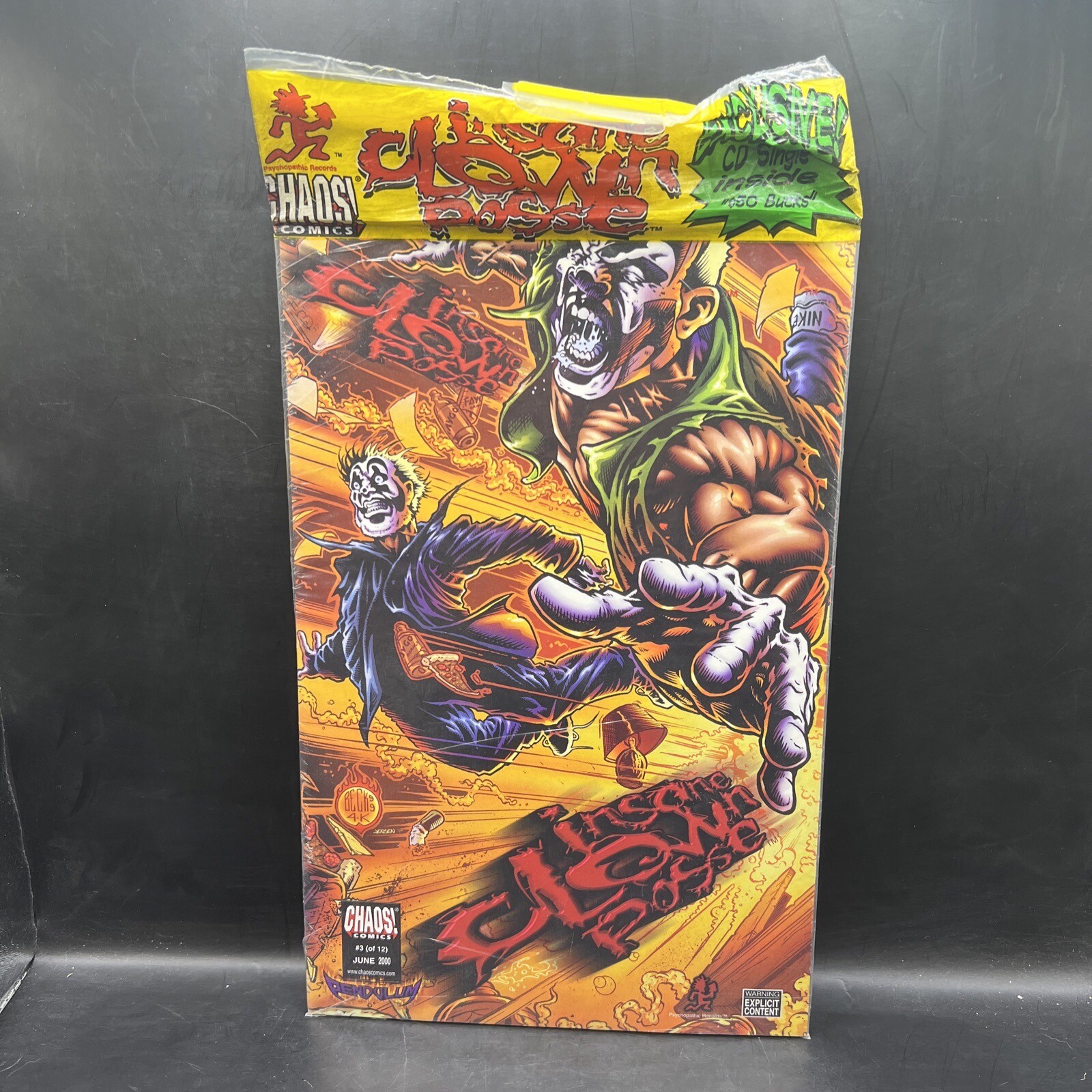 Insane Clown Posse The Pendulum #3 (June 2000) Sealed w/CD Chaos Comics ...