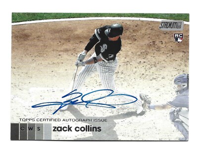 Zack Collins AUTOGRAPH Chicago White Sox 2020 Topps Stadium Club AUTO ...