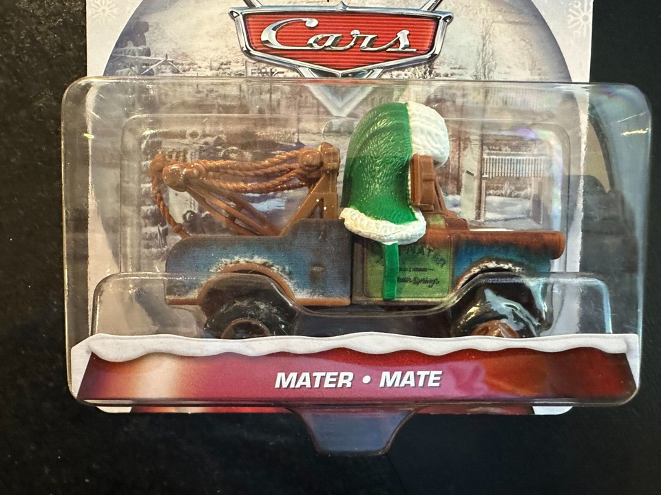 Disney Pixar Cars Wintertime Christmas Holiday - MATER TOW TRUCK (Metal ...