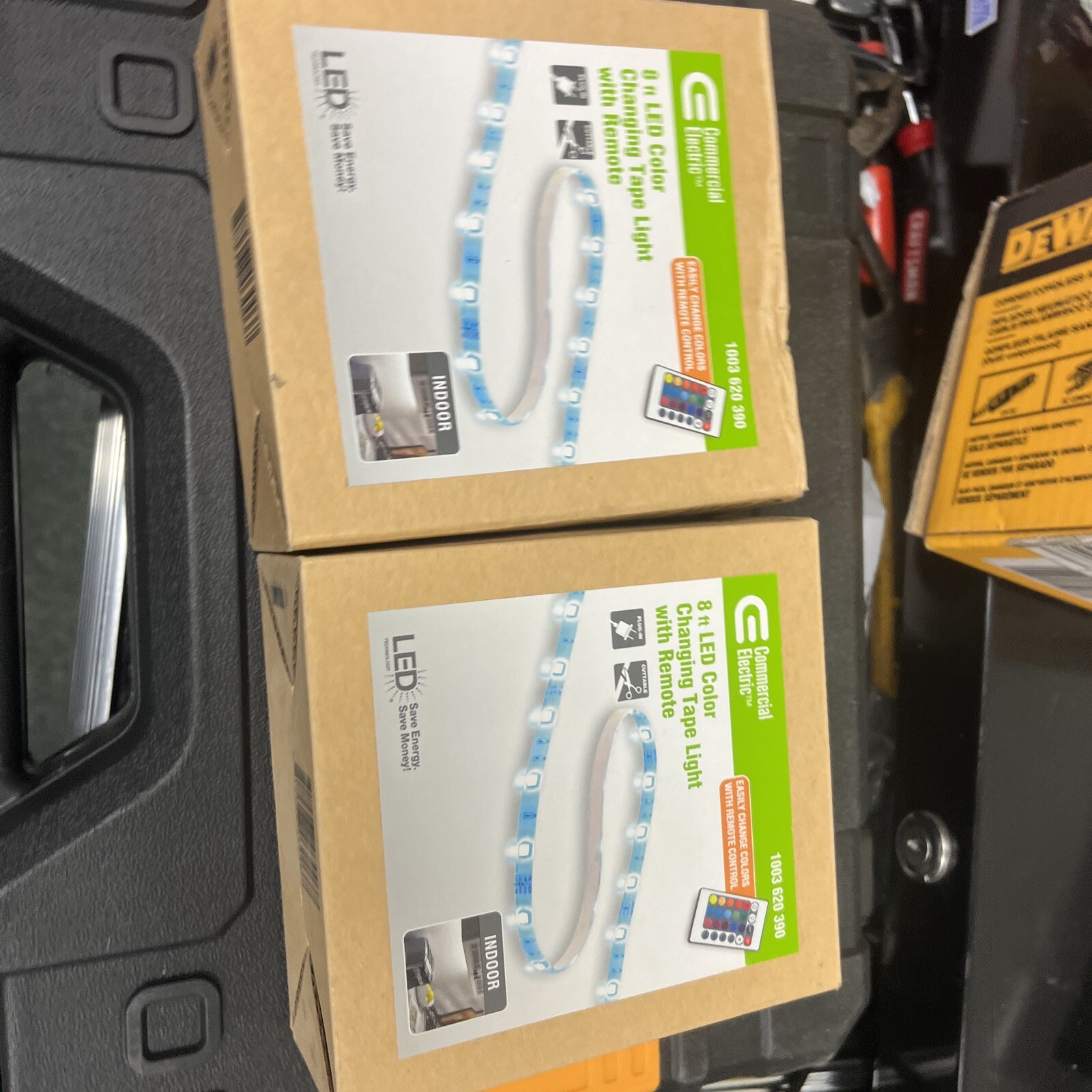 Commercial Electric 16 ft. Indoor LED Color Changing Tape Light with ...