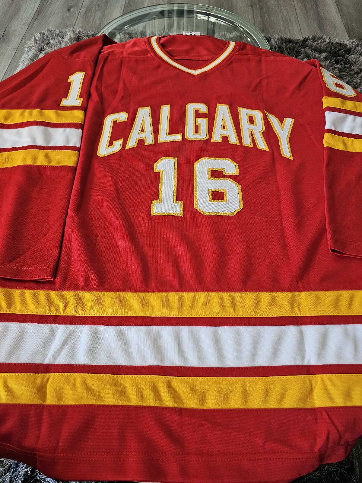 Brett Hull Autographed/Signed Jersey Calgary Flames | eBay