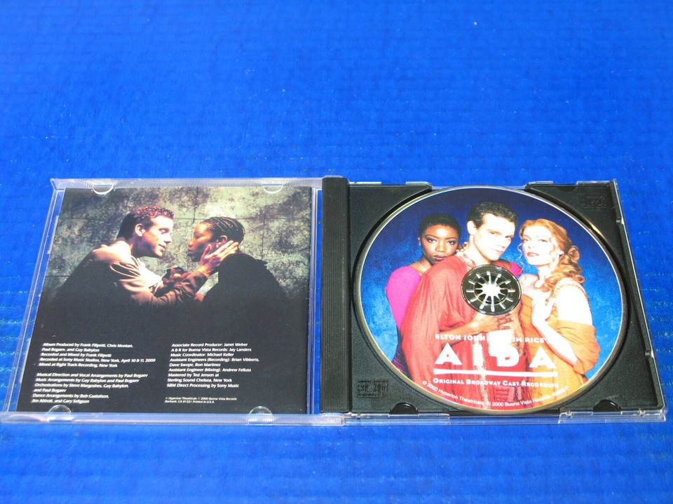 Elton John and Tim Rice's AIDA Original Broadway Cast Recording - CD w ...