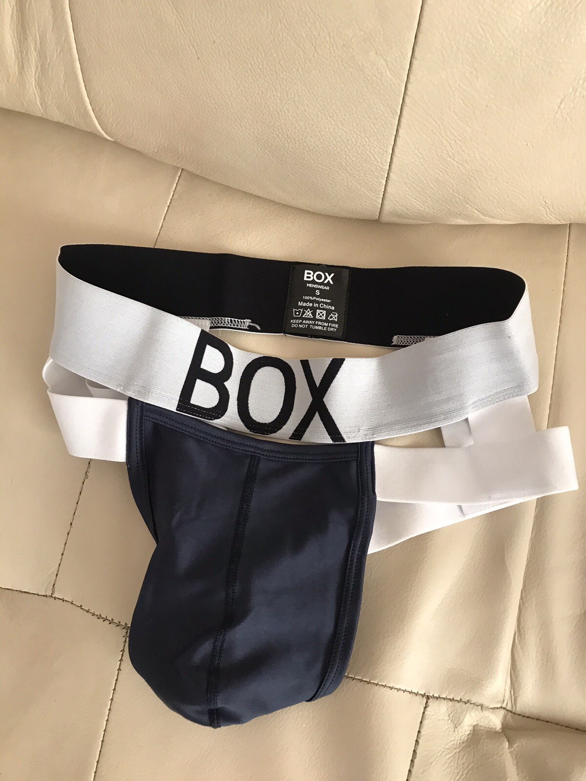 MENS BOXWEAR NAVY BLUE SUSPENDER JOCK STRAP 2.0 WITH BOUNCE BRAND NEW ...