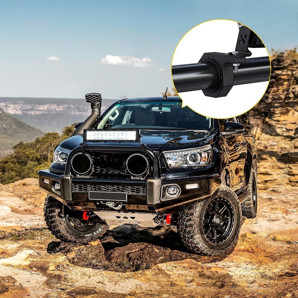 Nilight 4PCS Roll Bar Clamps Mounting Brackets LED Light Mount Clamps ...