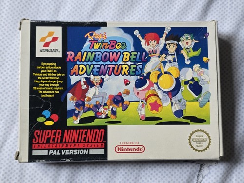 [RARE] Pop'n TwinBee Rainbow Bell Adventures - Super Nintendo/ SNES ...