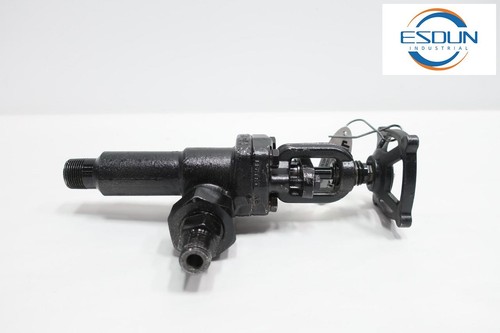 Jerguson 77BL-CS-3/4X1/2X3/4 Manual Steel Gage Valve 1/2in X 3/4in | eBay