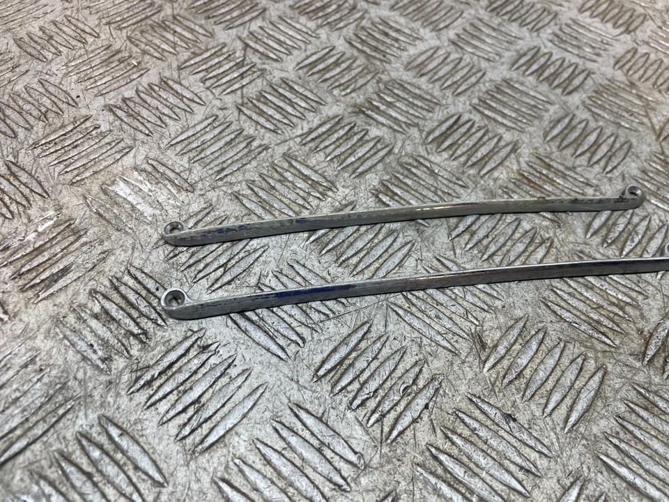 FORD ANGLIA 105E DELUXE PAIR OF DASH TOP CHROME VENT TRIMS | eBay UK