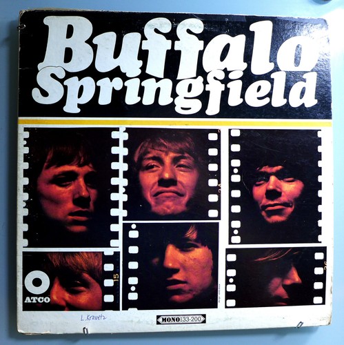 BUFFALO SPRINGFIELD w/NEIL YOUNG~1st ALBUM~RARE ORIG'66 MONO LP w ...