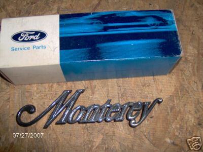 1973 Mercury Nameplate "Monterey" | eBay
