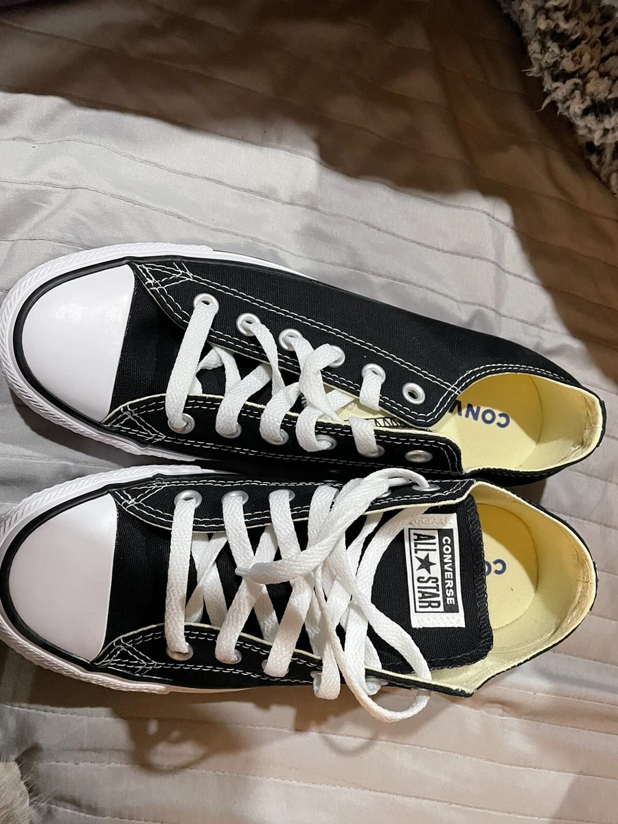 VINTAGE Converse All Star Black White GUC Blue Converse, 53% OFF