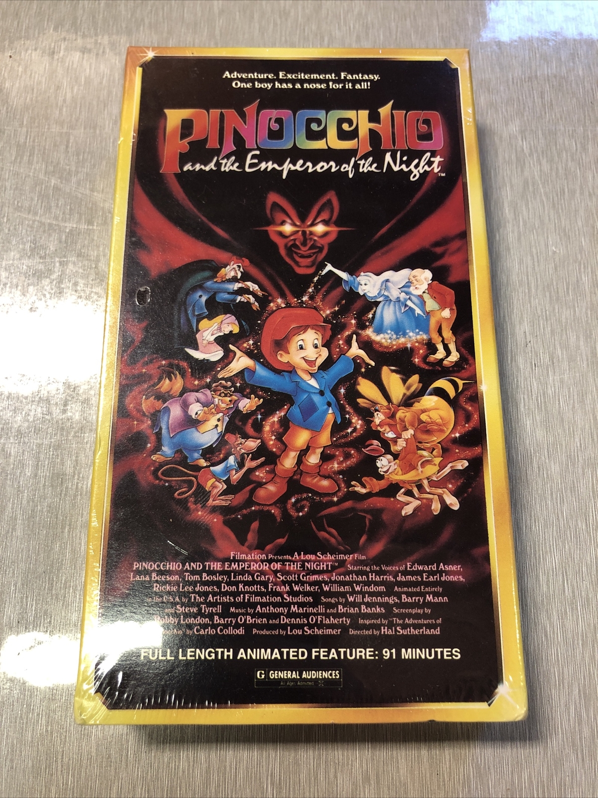 Pinocchio and the Emperor of the Night (VHS) - Brand New, Great ...