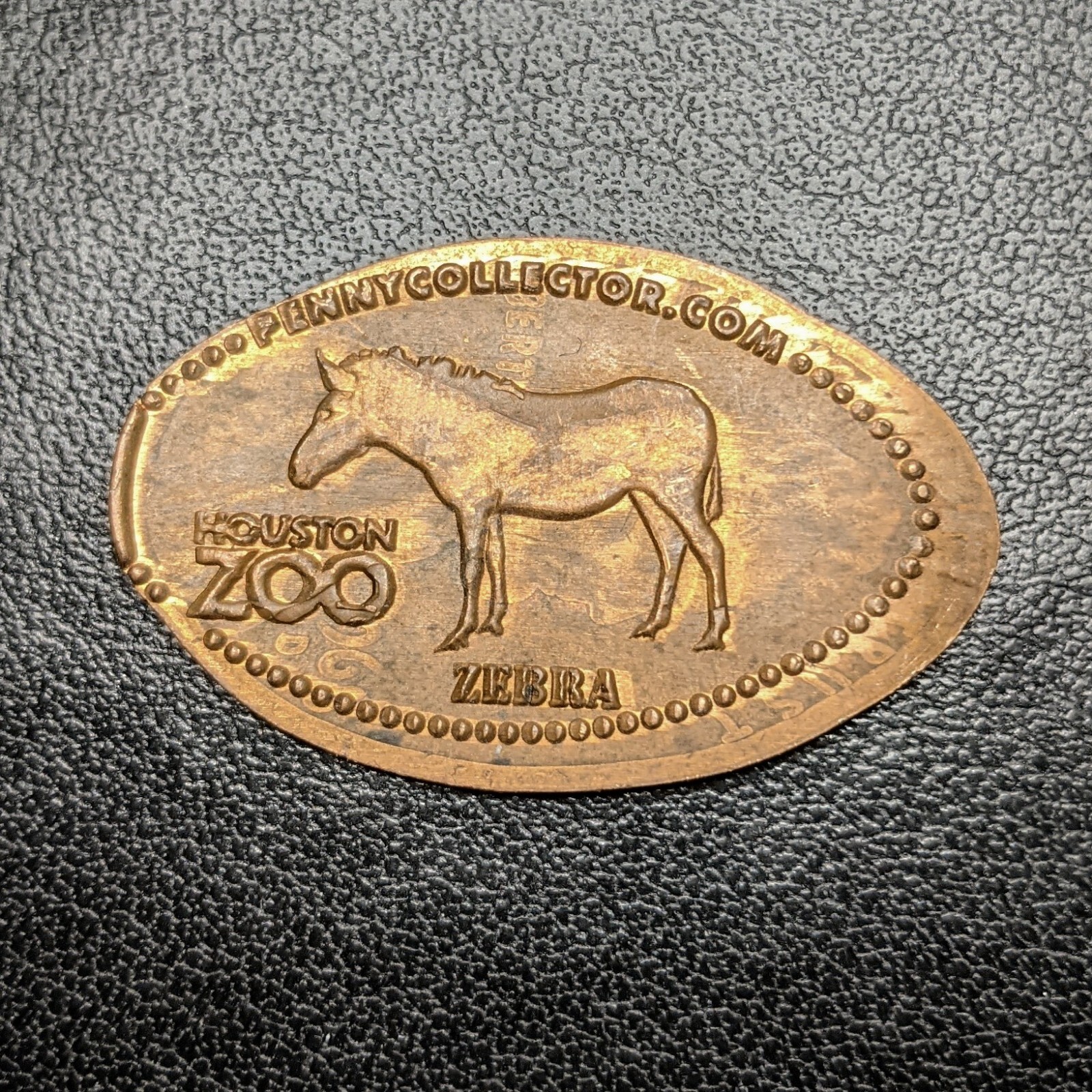 Houston Zoo ZEBRA HORSE - Pressed Coin, Enlongated Penny Souvenir | eBay