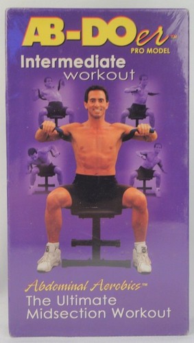 Ab-Doer Pro Model Intermediate Workout Abdominal Aerobics VHS home ...