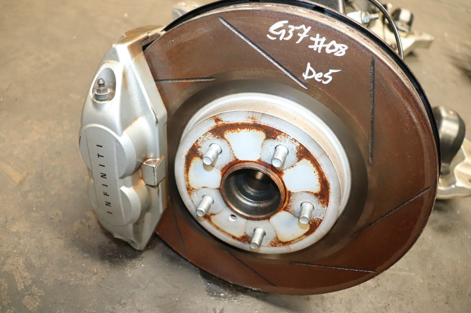 2008-2013 Infiniti G37 Coupe Front Rear M/T 6Spd Differential Brakes ...