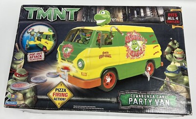 TMNT Teenage Mutant Ninja Turtles Cowabunga Carl Pizza Party Van Sealed ...