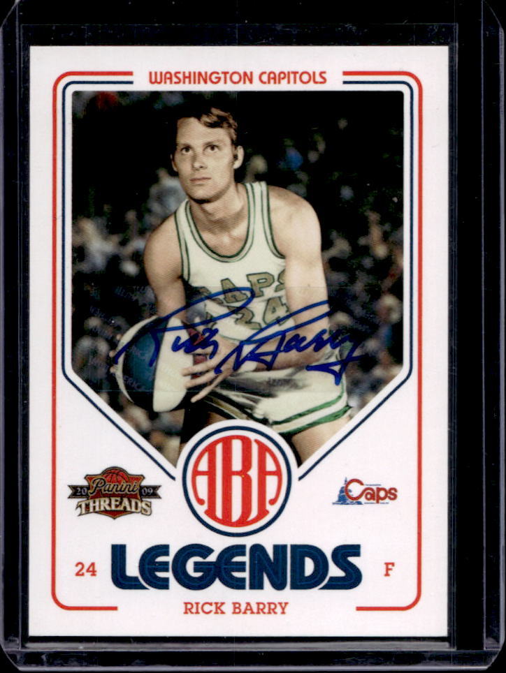 2009-10 Panini Threads Rick Barry ABA Legends Auto #/25 #2 | eBay