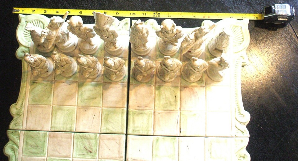 Vintage Chess Set - 1975 Sierra Native American Chess Set - Porcelain 💥 ...