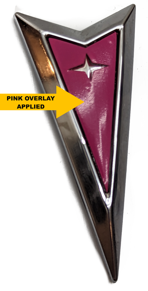 Pontiac Solstice REAR 2006 - 2008 Emblem Logo OVERLAY Vinyl Decal Color ...