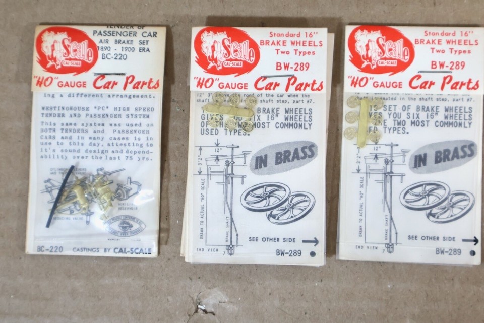 Cal-Scale Misura Ho Locomotiva Coach & Vagone Super Detailng Parti Og ...