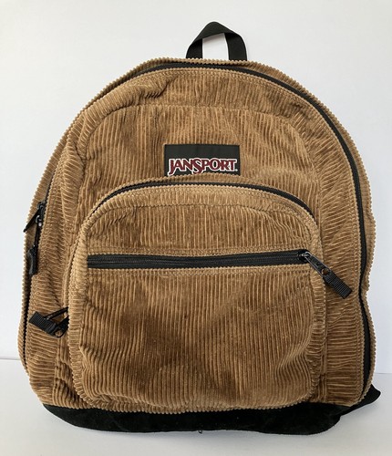Corduroy Jansport Backpack Brown Color Y2K School Outdoor Fall Suede ...