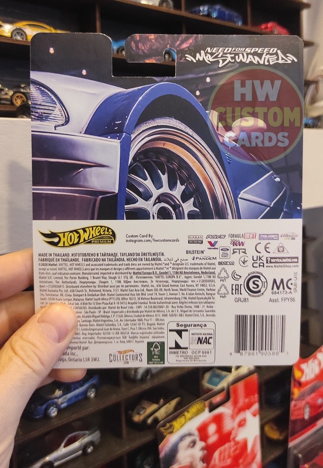 Custom NFS Underground BMW M3 GTR Card | 1:64 Hot Wheels Compatible | eBay
