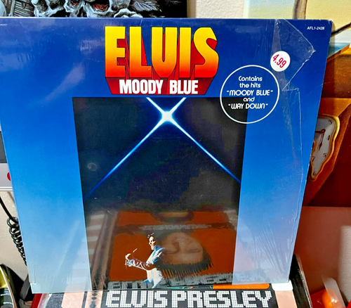 Elvis Presley Moody Blue Record AFL1-2428 Black Vinyl Excellent Condition | eBay
