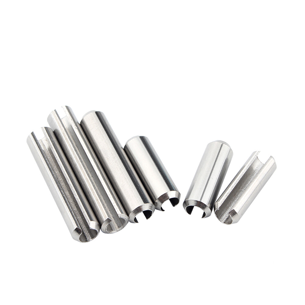 M3 M4/3mm 4mm A2 Stainless Slotted Spring Tension Pin Sellock Roll Pins ...
