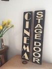 Stage Door Sign Vintage Theatre Show Cinema Old Wooden Musical Film Box ...