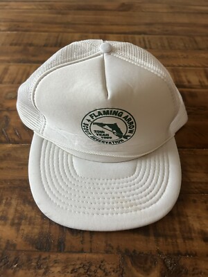 Vintage Flaming Arrow Scout Reservation Hat Snapback Cap Mesh Green ...