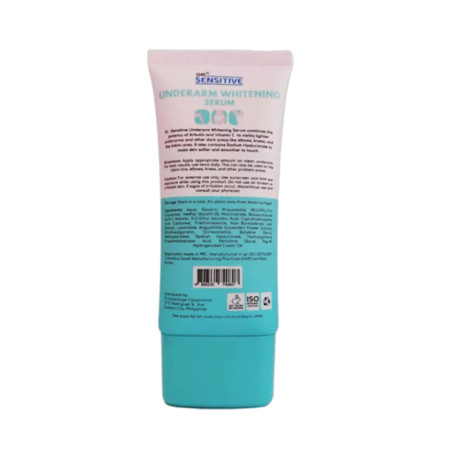 Dr. Sensitive Underarm Whitening Serum 50ml | eBay