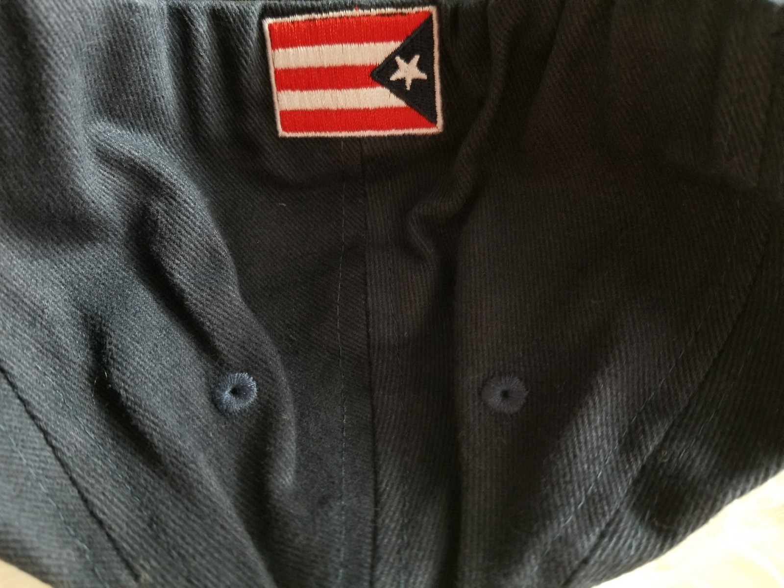 Puerto Rico Flag Cap Hat with mini flag on back of hat. One size fits ...