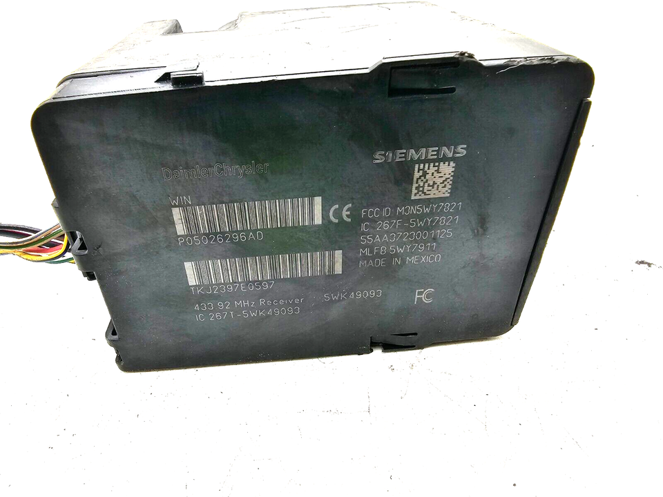 OEM Wireless Ignition Key Switch Node Module Chrysler Dodge Jeep ...