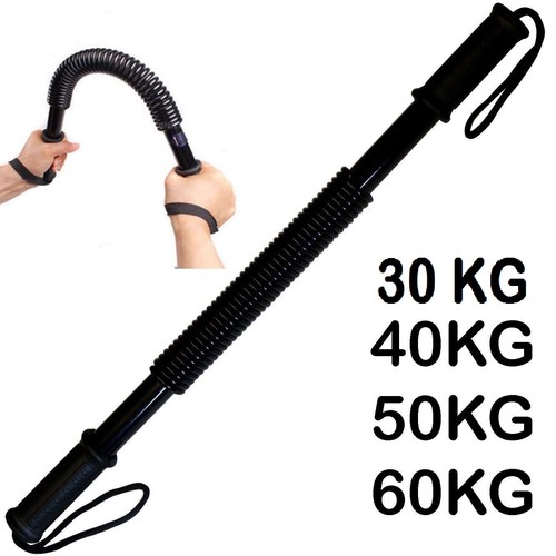 Flexible Stretch Strong Spring Arm Power Twister Strength Exercise Bar ...