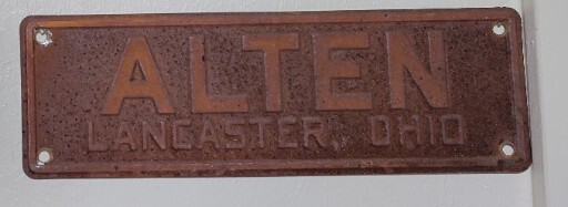 Vintage Metal Alten Pumping Unit Sign 15 1/4x5 | eBay