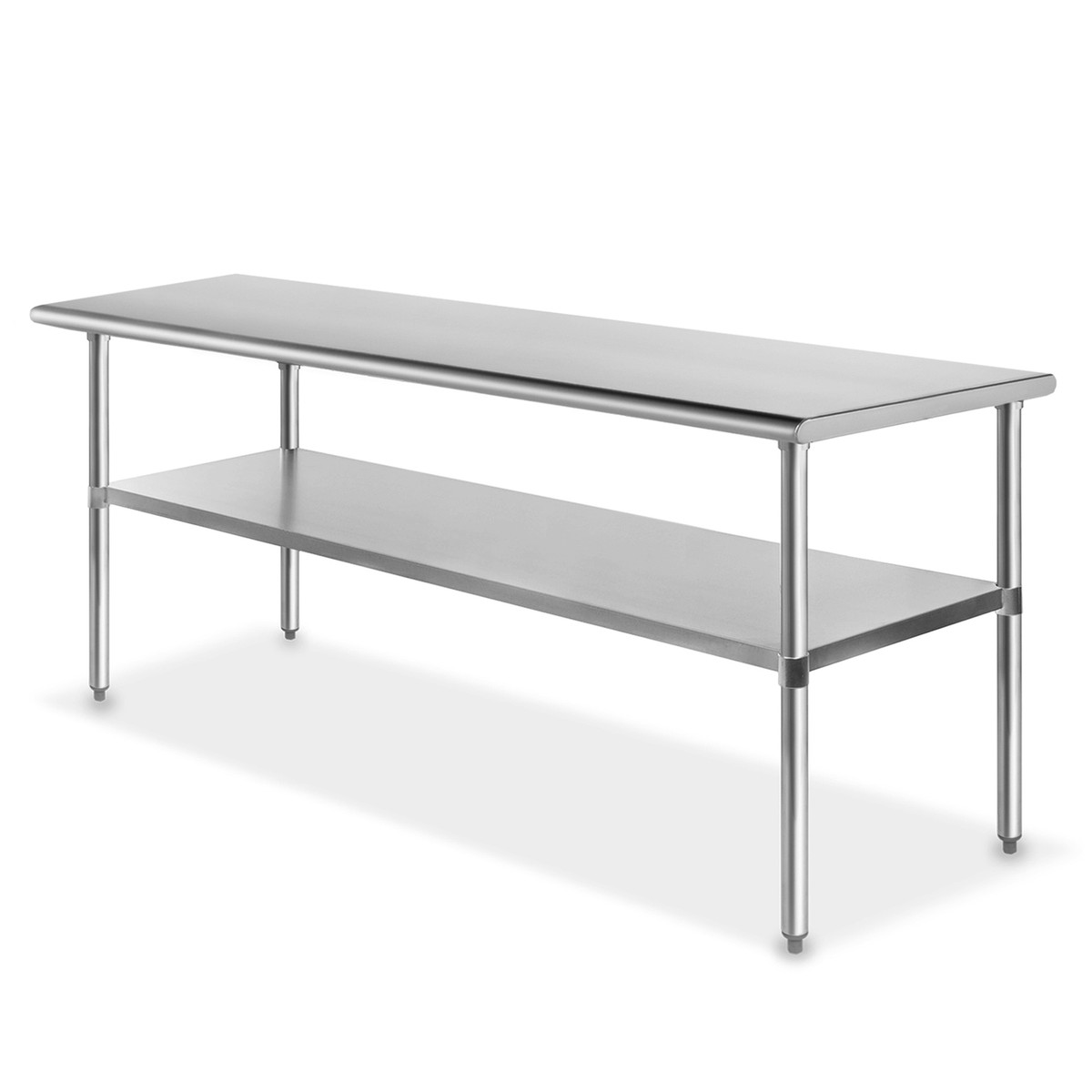 Commercial Stainless Steel Prep Counter VEVOR 48x30x34 Inch Stainless