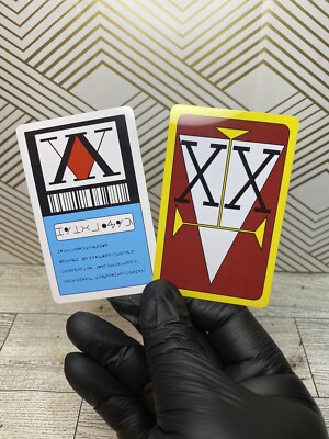 Hunter X Hunter Anime Hunter License Card 1 & 2 Star PVC HunterXHunter ...