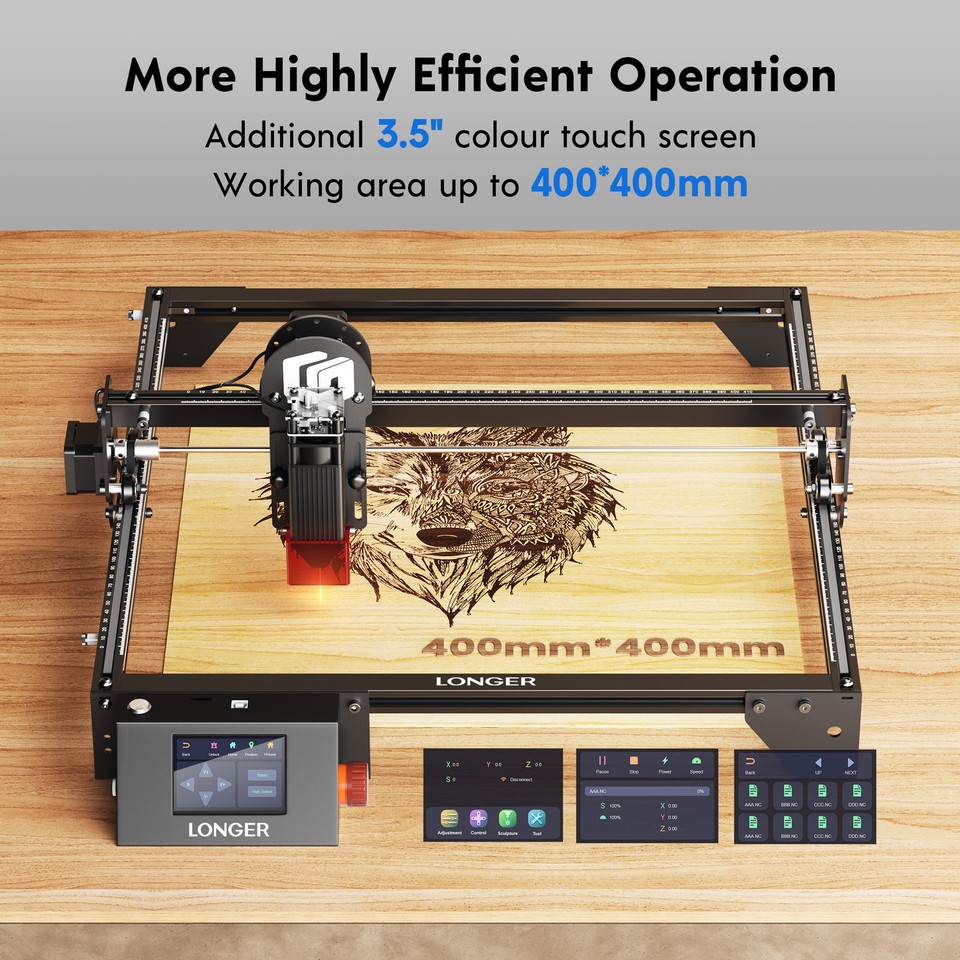 Longer RAY5 5W/10W/20W CNC Laser Engraver Cutter Marker Engraving ...