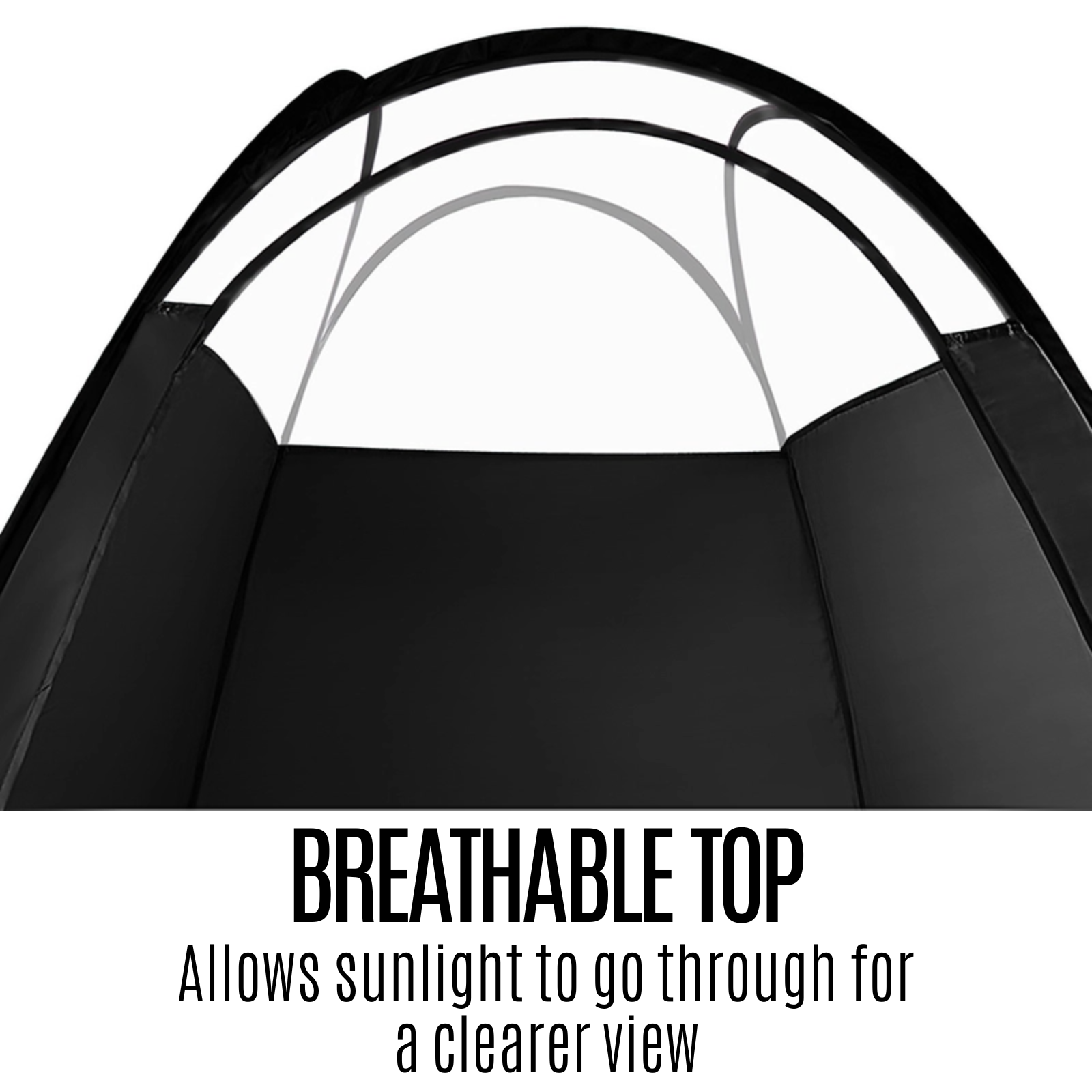 Portable Large Black Pop Up Spray Tan Tent Minetan Sturdy Tanning ...