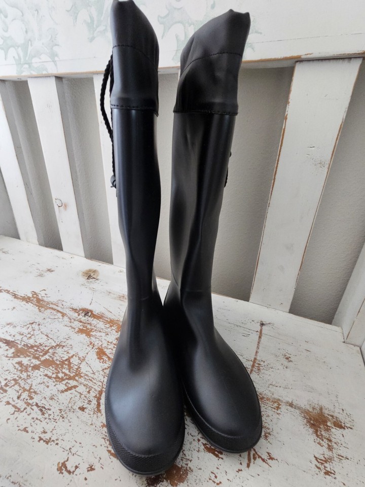 Women's Packable Tall Rain Boots Ultra Lightweight Flat Wellies Asgard ...