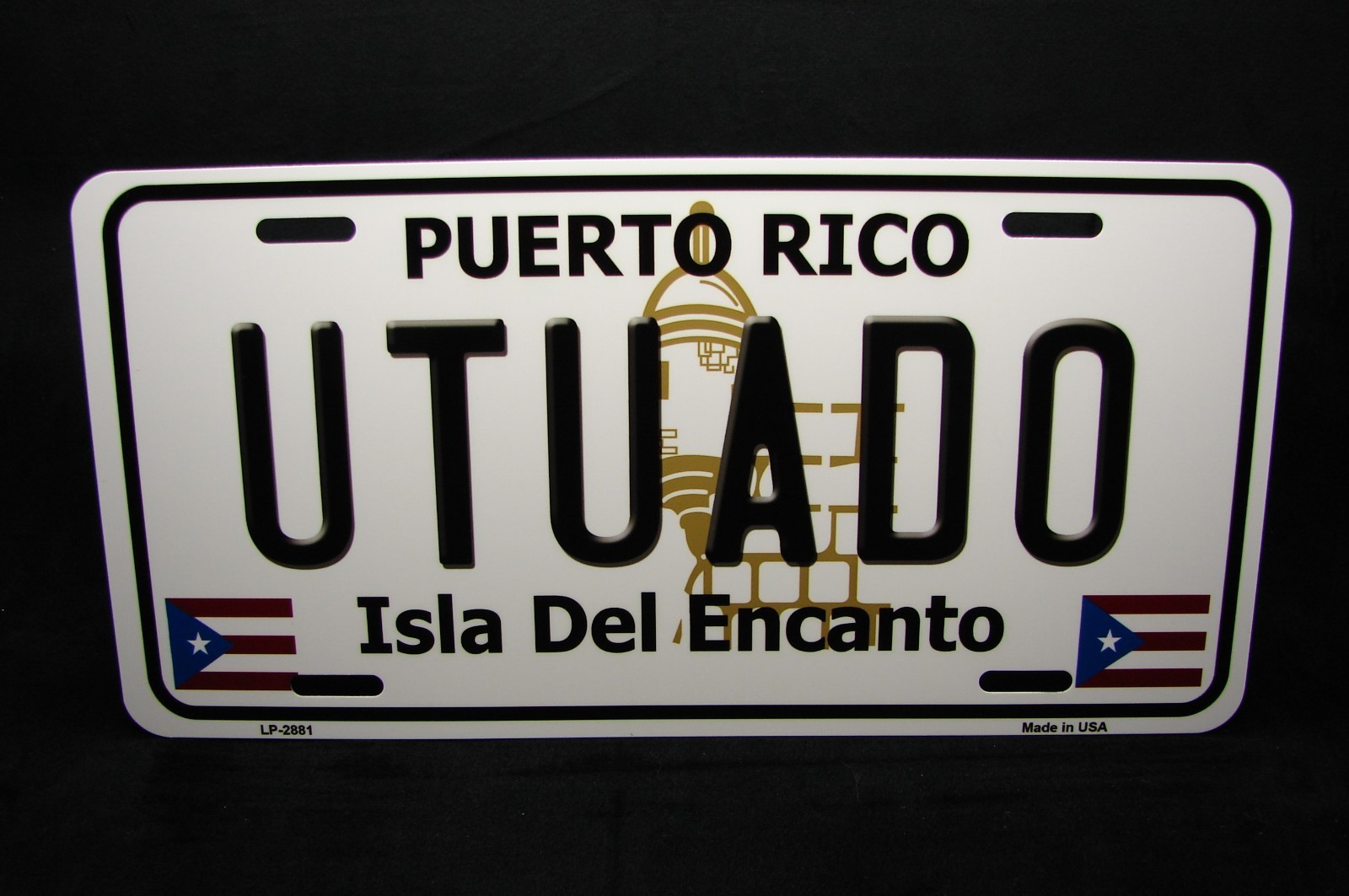 PUERTO RICO UTUADO ISLA DEL ENCANTO METAL CAR LICENSE PLATE | eBay