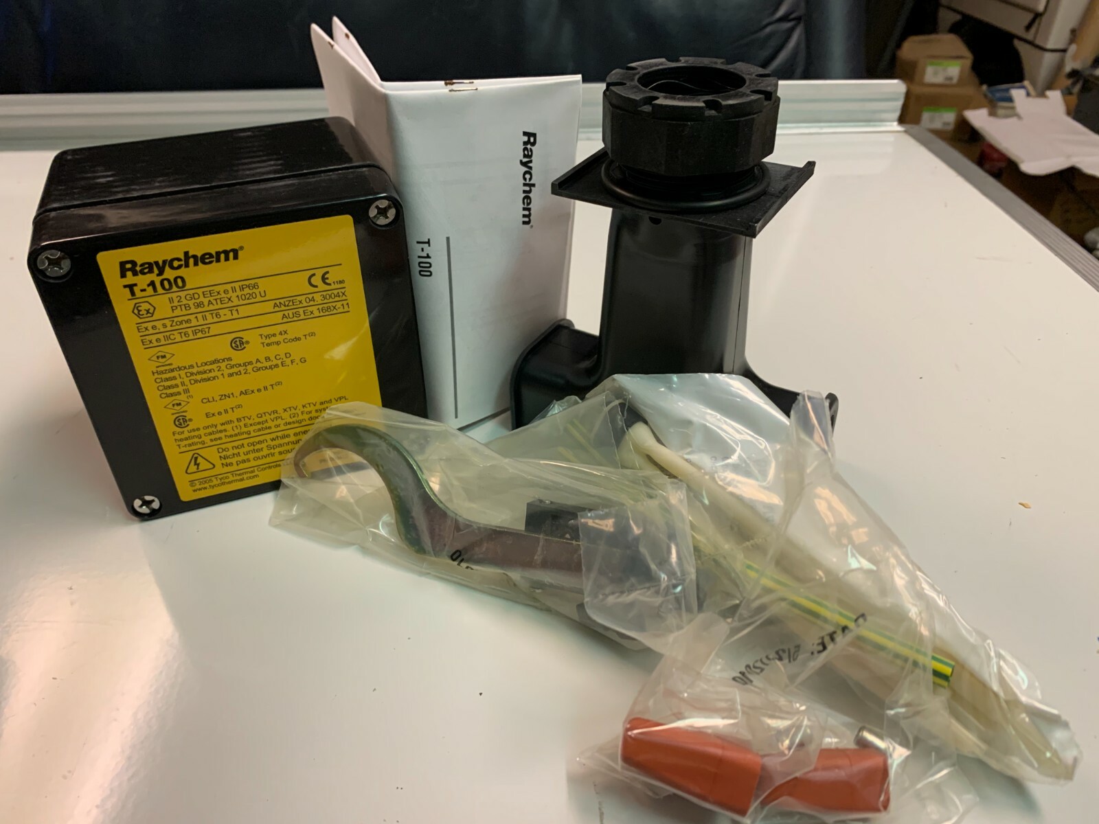 nos tyco thermal controls t-100 splice & tee kit | eBay