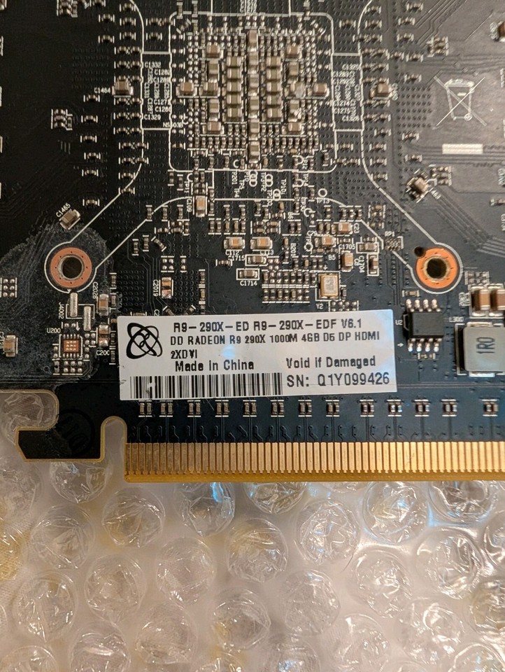 ***FOR PARTS/NOT WORKING/BROKEN*** XFX AMD R9 290X Double Dissipation ...