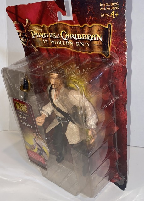 PIRATES OF THE CARIBBEAN Will Turner Action Figure Zizzle Disney Pirate ...