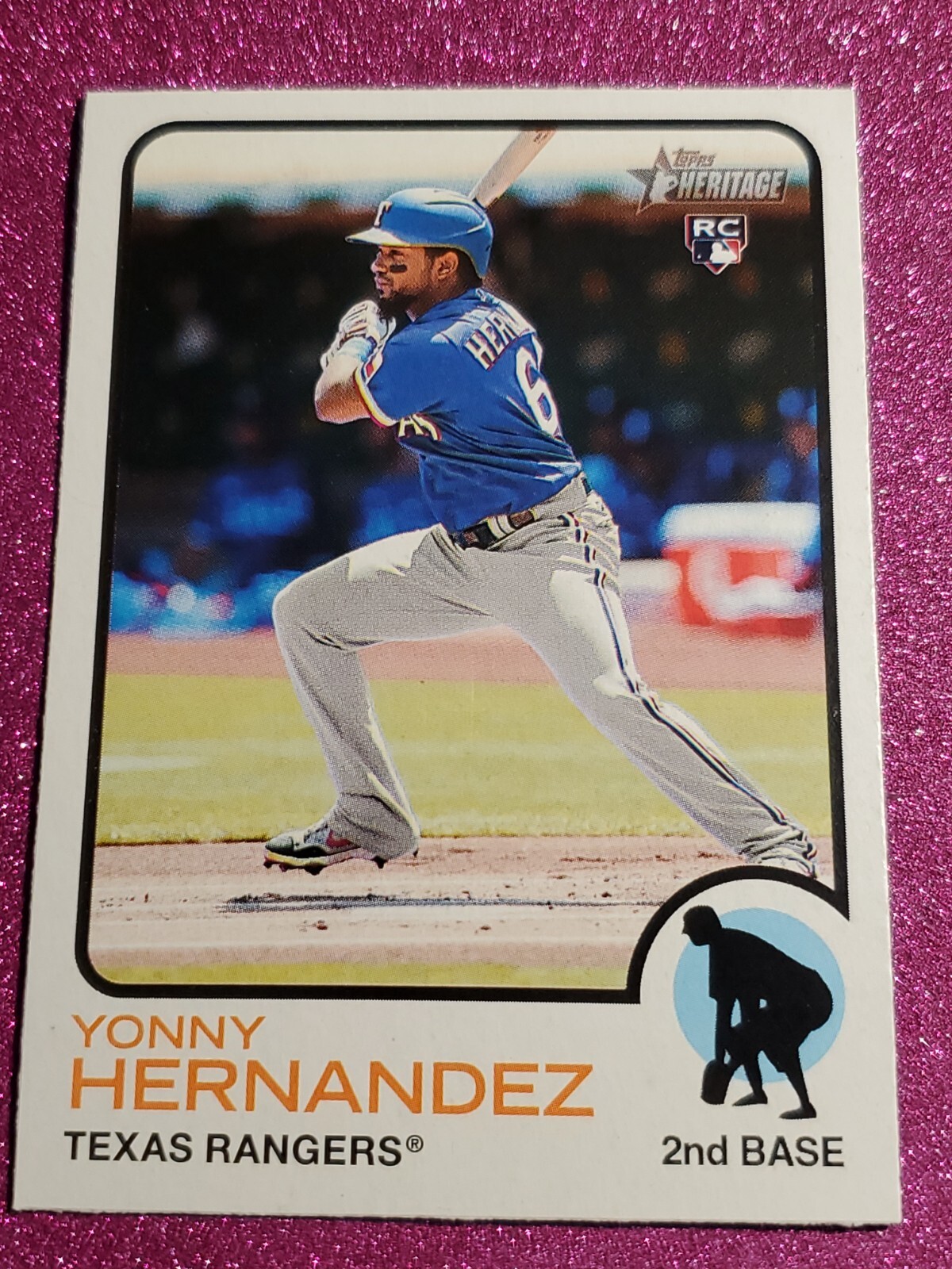 2022 Topps Heritage Yonny Hernandez #79 RC Texas Rangers Rookie | eBay