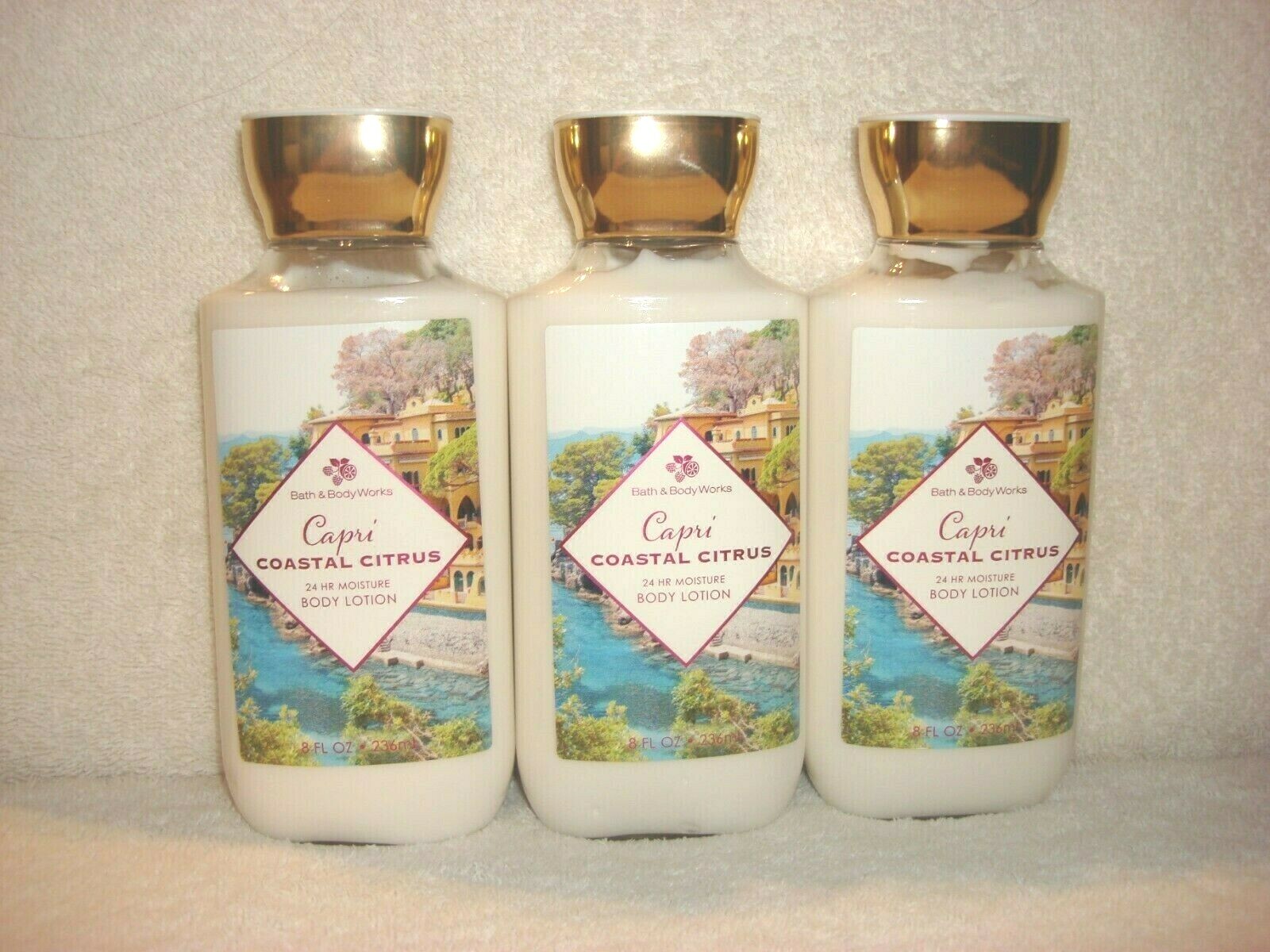 3 Bath & Body Works Capri Coastal Citrus Body Lotion 667550034932 | eBay