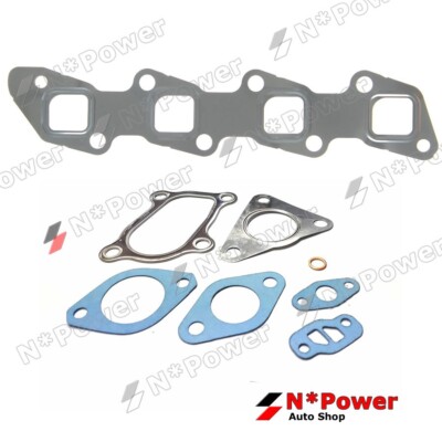 MLS EXHAUST TURBO MANIFOLD GASKET SET FOR NISSAN NAVARA D22 YD25DDT ...