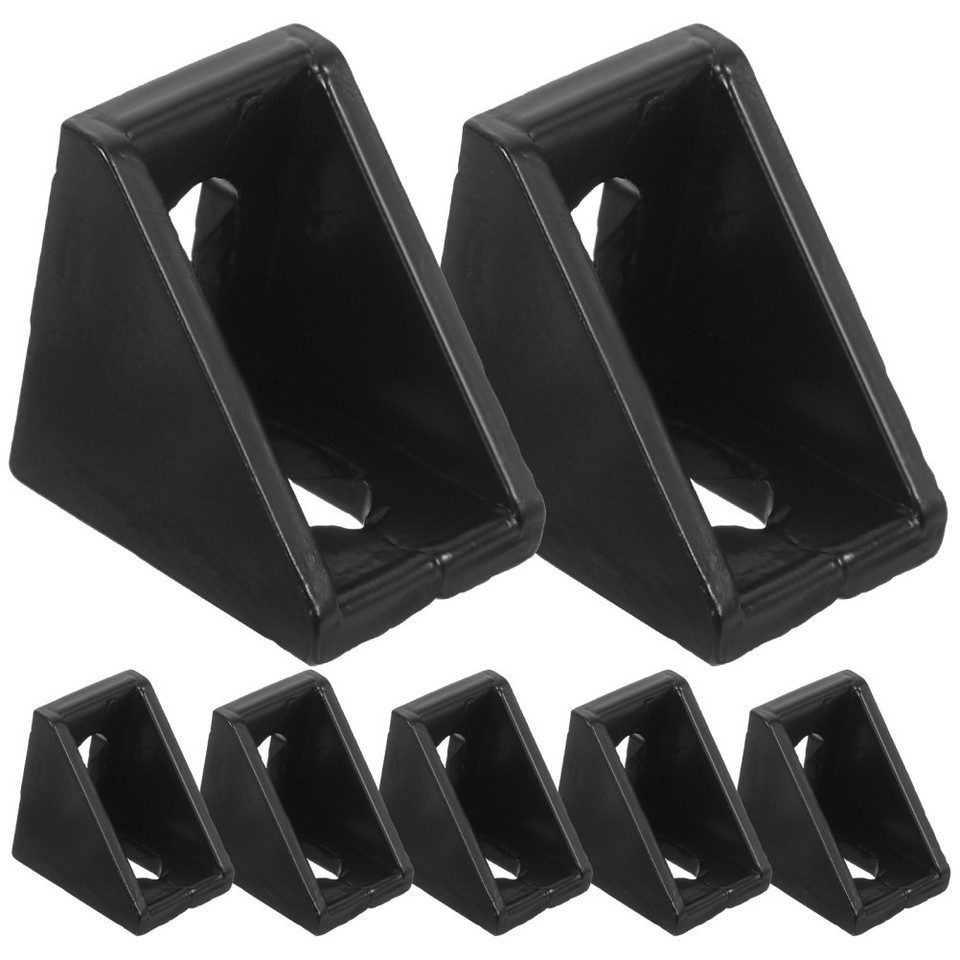 10 Pcs Aluminum Extrusion Corner Braces Angle Brackets Small Fastener ...
