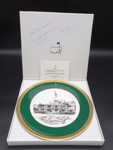 1992 MASTERS TOUR AUGUSTA NATIONAL GOLF CLUB LIMITED EDITION PLATE #1 ...
