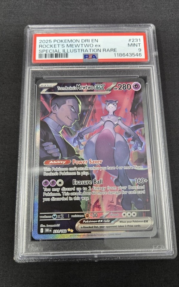 Pokemon Team Rockets Mewtwo EX 231/182 SIR Destined Rivals PSA 9 | eBay